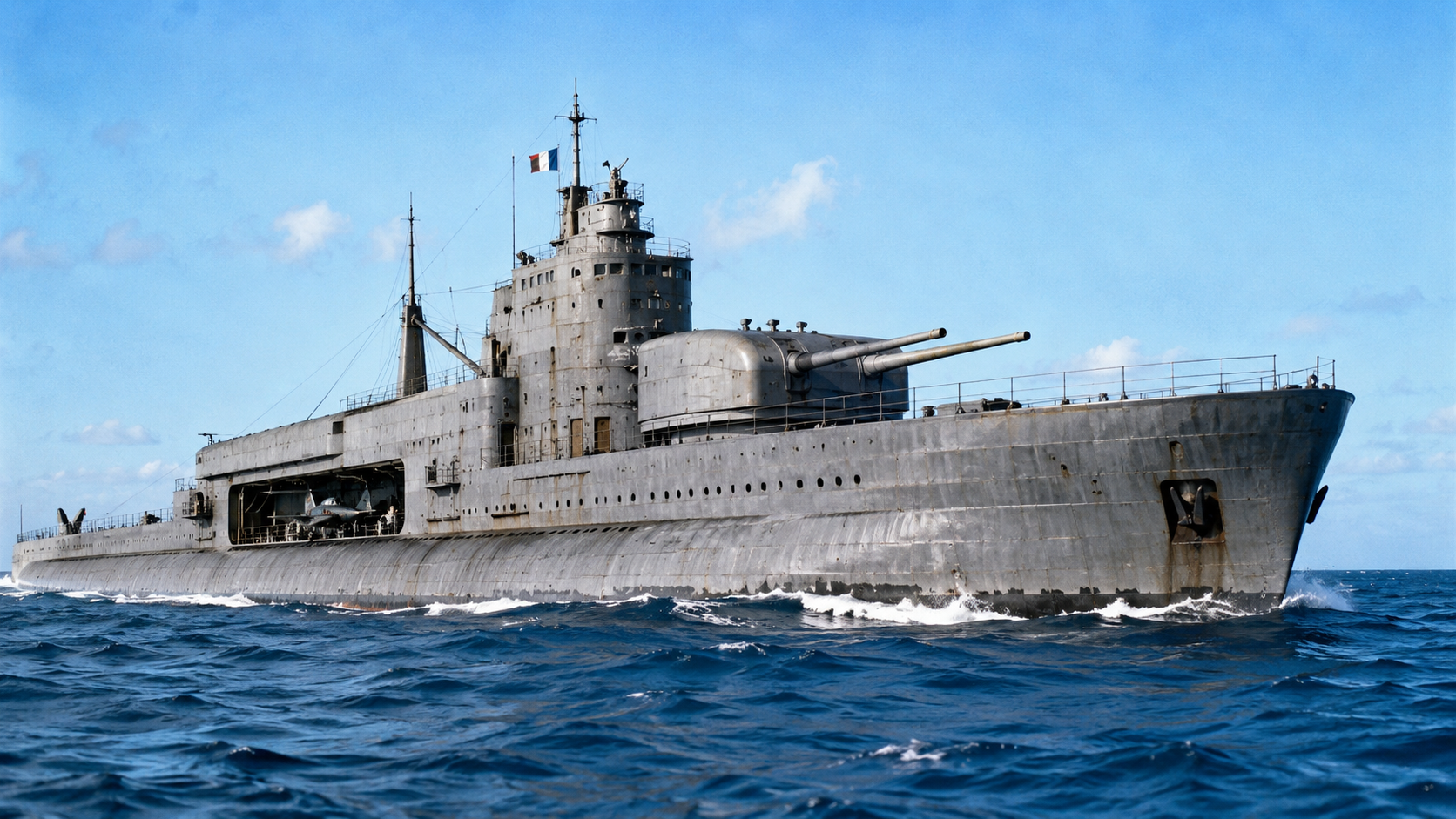 The giant French battle submarine that vanished with no answer ever found