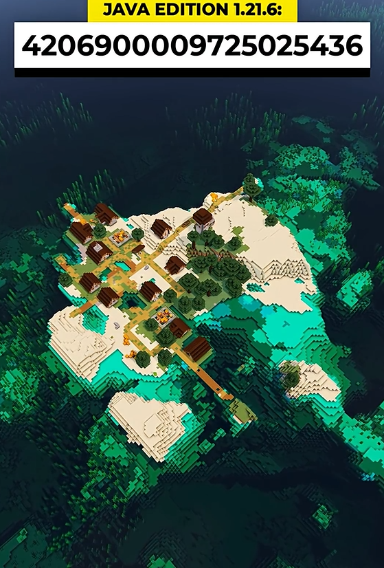 Minecraft taiga island village seed | Rare survival island spawn