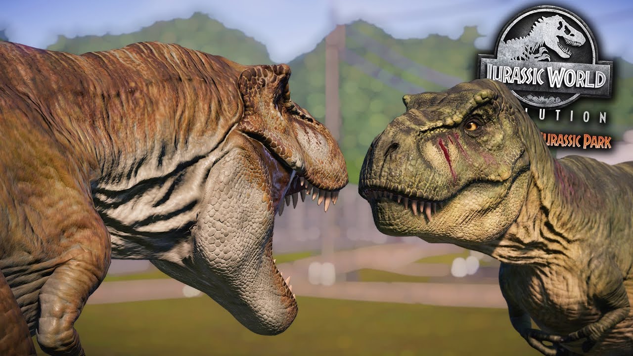 All new T-Rex skins in the Return to Jurassic Park DLC
