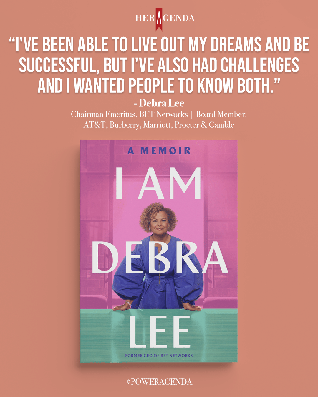 A peek inside her agenda: Debra Lee