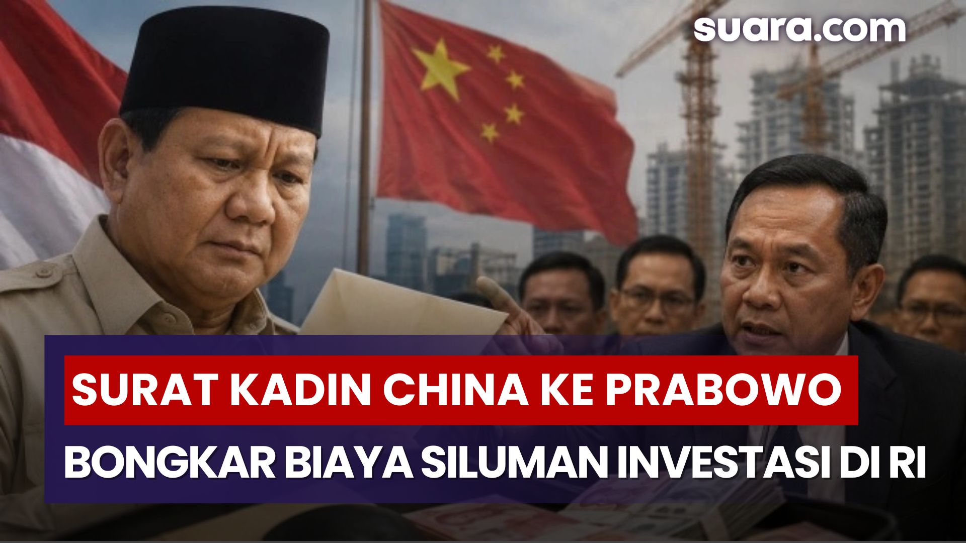 Surat Kadin China ke Prabowo bongkar biaya siluman investasi di RI