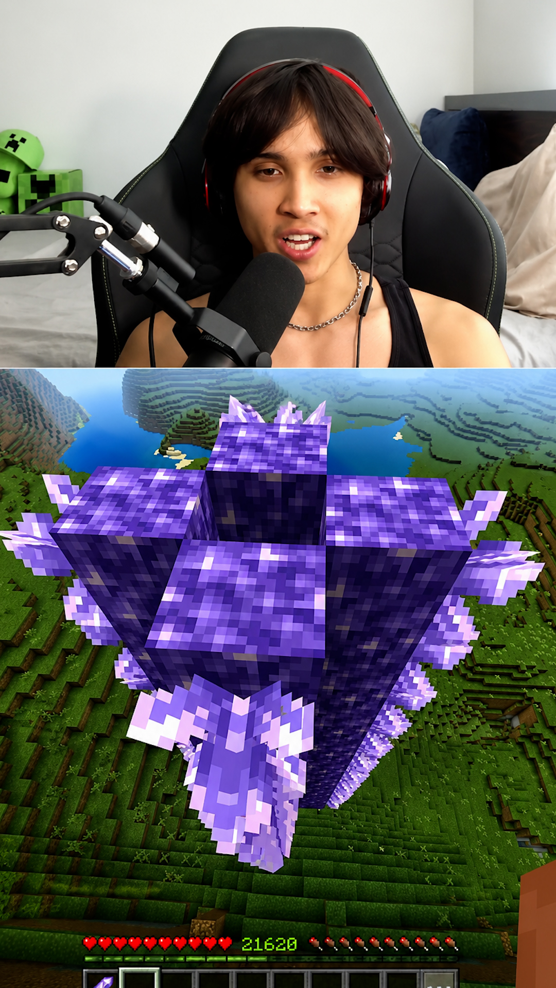 Can you review Minecraft seeds at low frame rates?