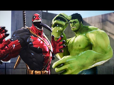 Venompool vs Hulk in GTA 5