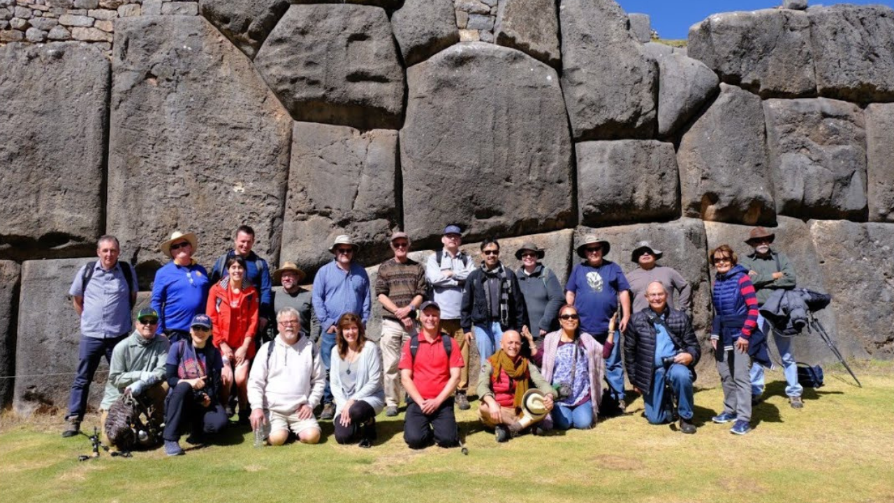 Exploring ancient Saqsaywaman near Cusco, Peru with David Hatcher Childress