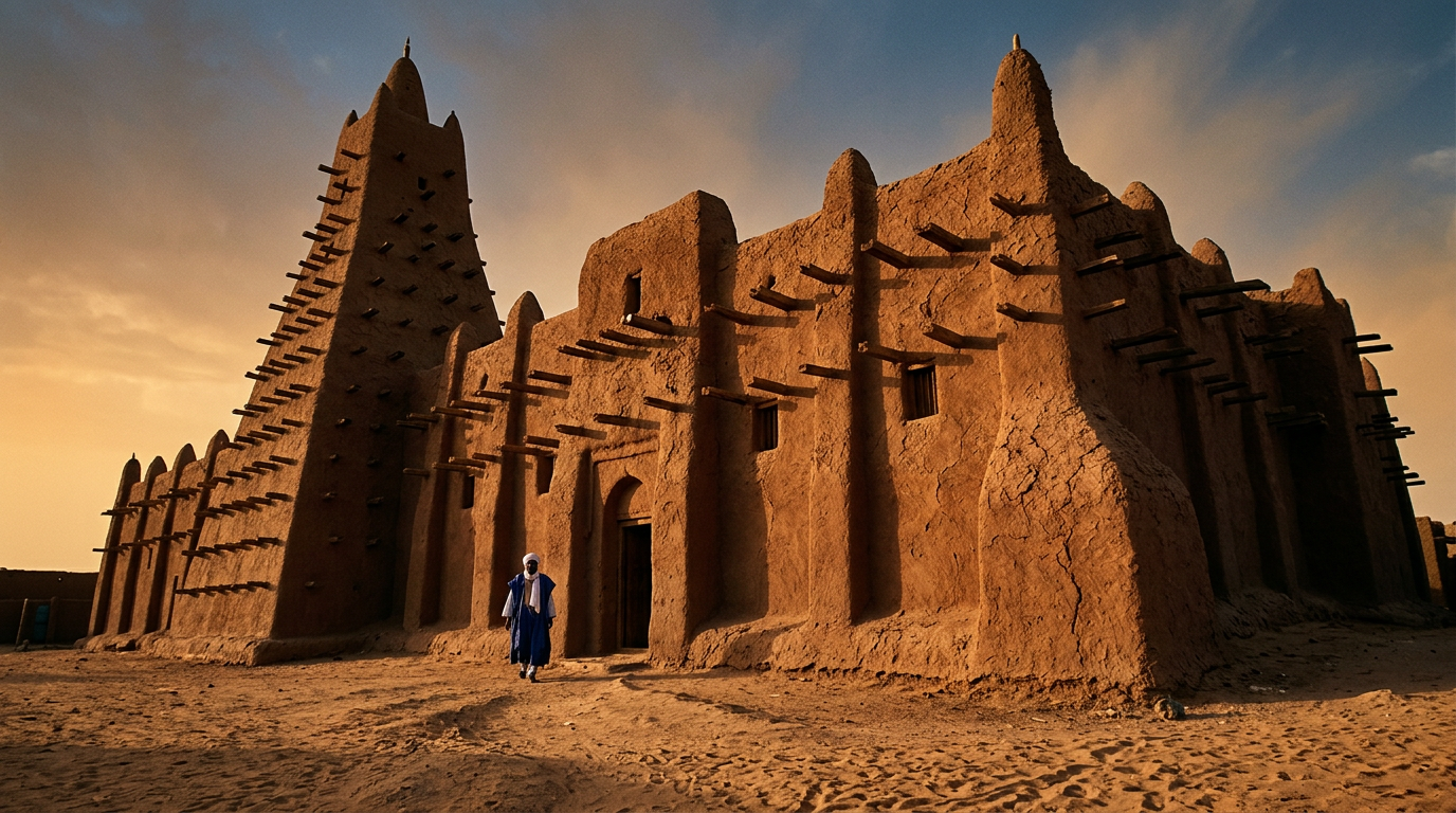 Timbuktu's 700-year-old mud mosque is disappearing