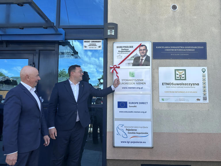 Stefan Krajewski, minister rolnictwa i rozwoju wsi, otworzył biuro ...