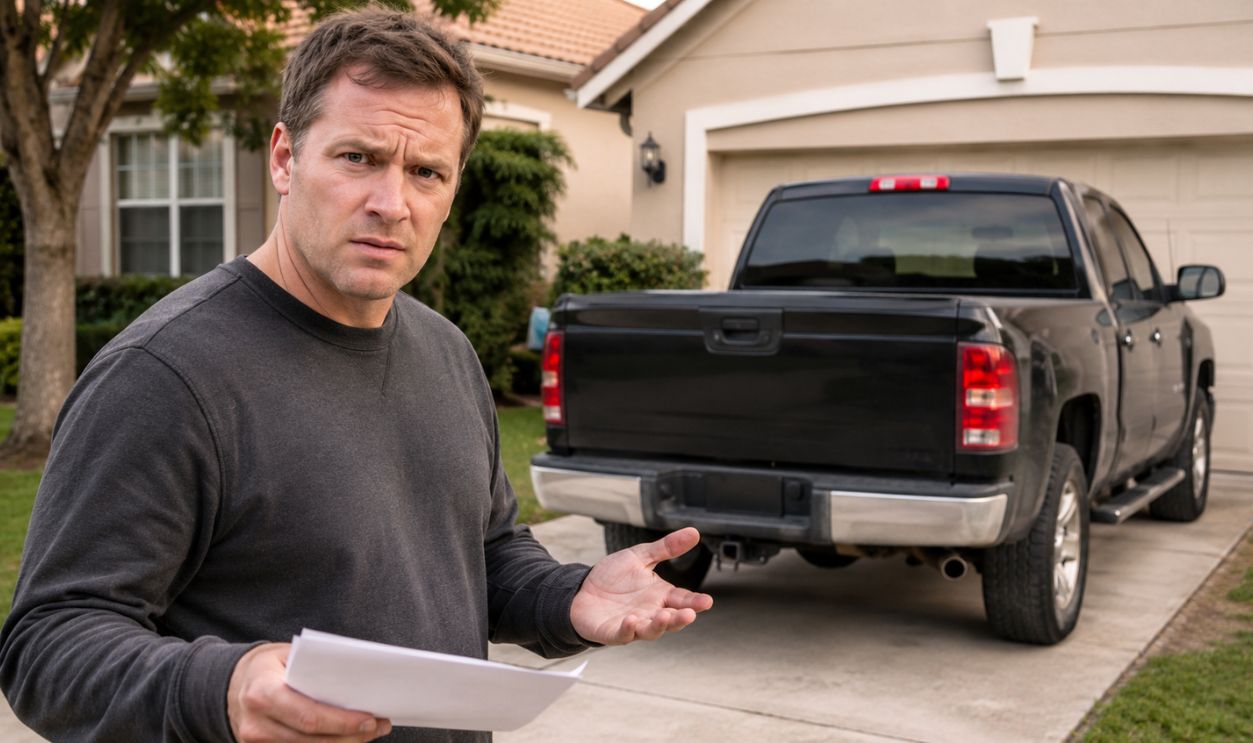 My HOA says I can't park a pickup truck in my driveway because it looks ...