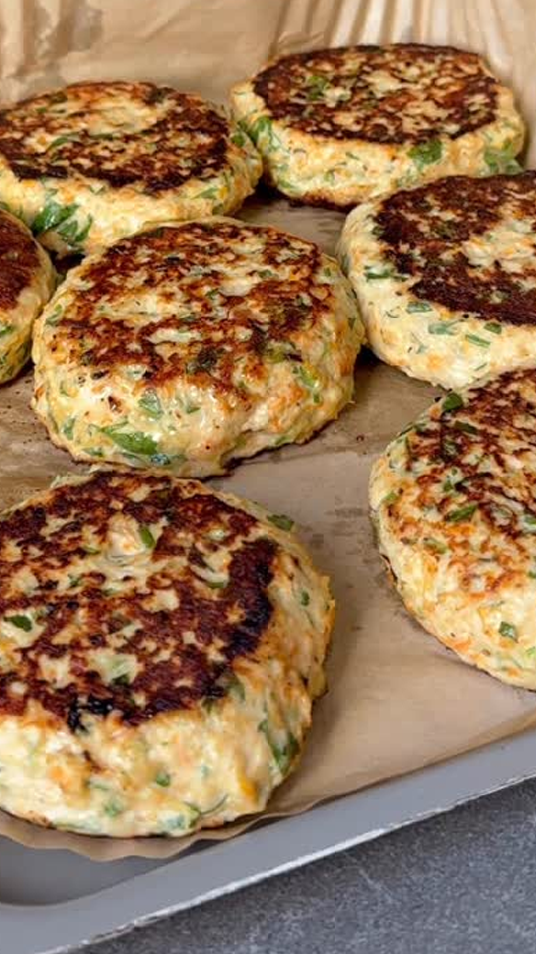 Juicy cilantro feta chicken burgers