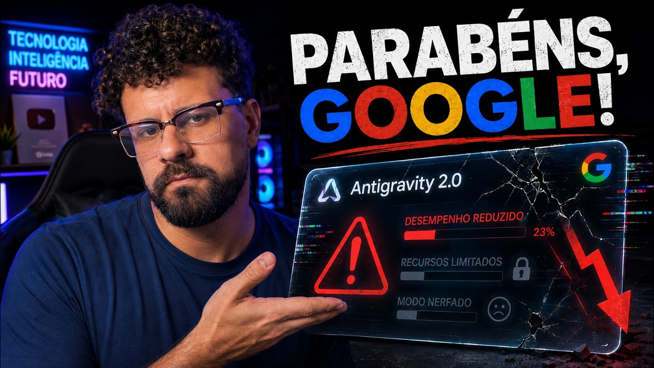 Parabéns Google O Antigravity 2 0 Conseguiu Ficar Pior