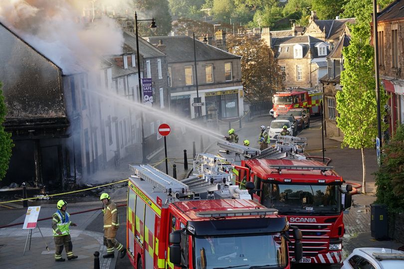 Fundraiser for couple left devastated after Dunblane fire rockets past £20k