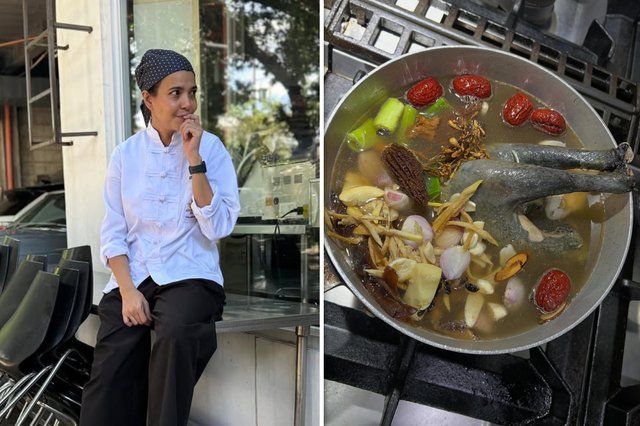 Alessandra de Rossi attends culinary school