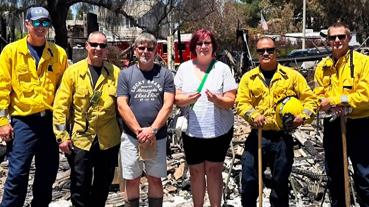 Firefighters find California couple's wedding ring in ruin of home ...