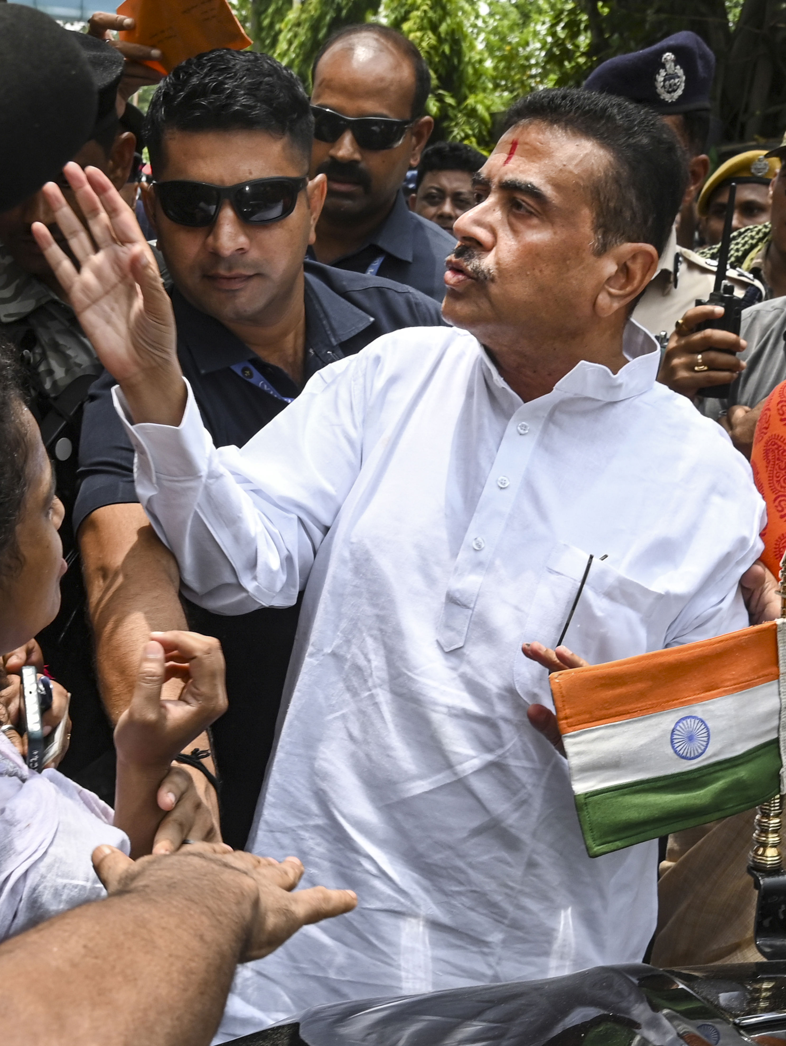 Bengal CM Suvendu Adhikari leaves for ISKCON headquarters in Mayapur