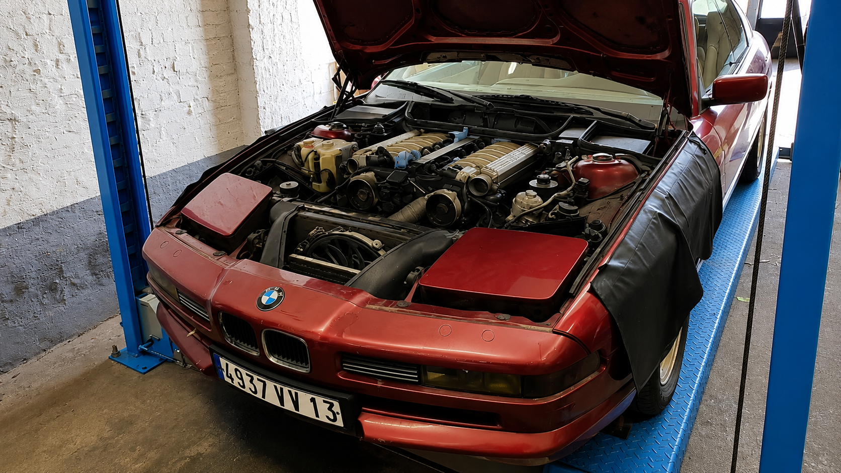 Reviving a BMW 850i after 10 years off the road