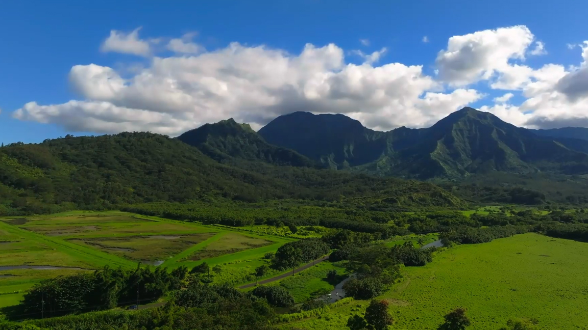 Tropical mountain range that feels completely untouched