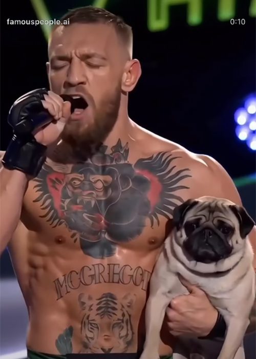 Watch: Conor McGregor shares bizarre AI video