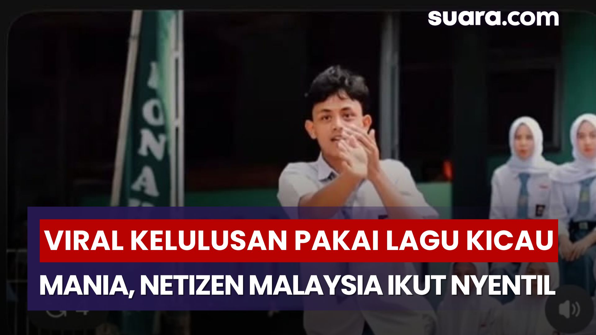 Viral tren kelulusan pakai lagu Kicau Mania, netizen Malaysia ikut nyentil