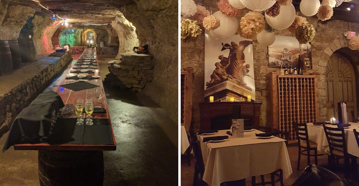 This Minnesota cave restaurant lets you eat dinner below historic downtown