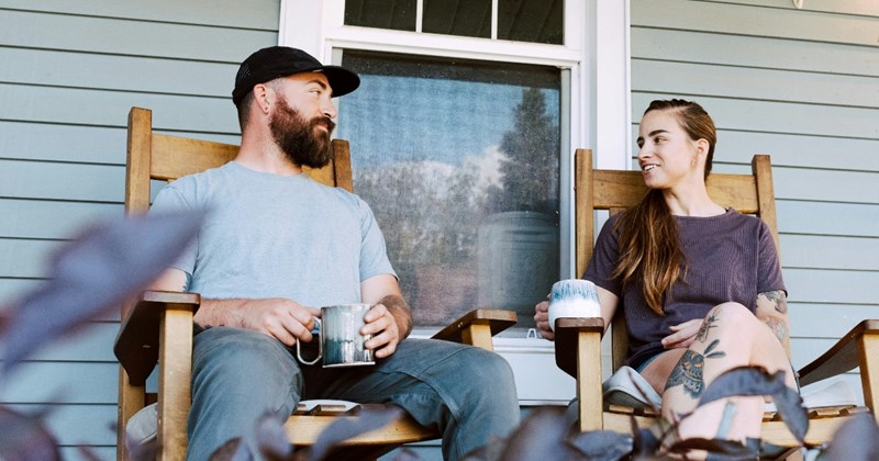 New homeowners next door scatter the entire neighborhood with random ...