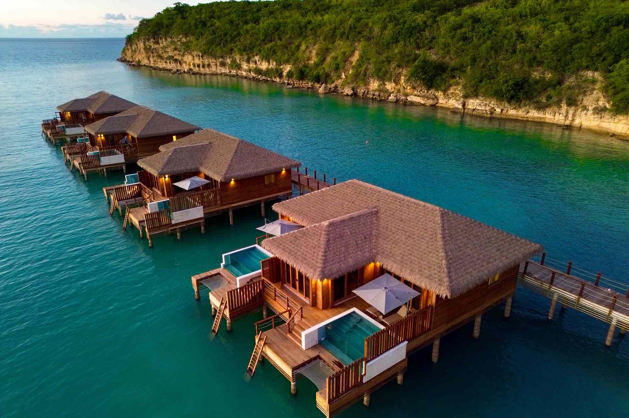 This adults-only all-inclusive Caribbean resort has chic overwater ...