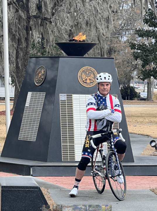 73-year-old Georgia Cyclist begins 950-mile ride to honor Gold Star ...