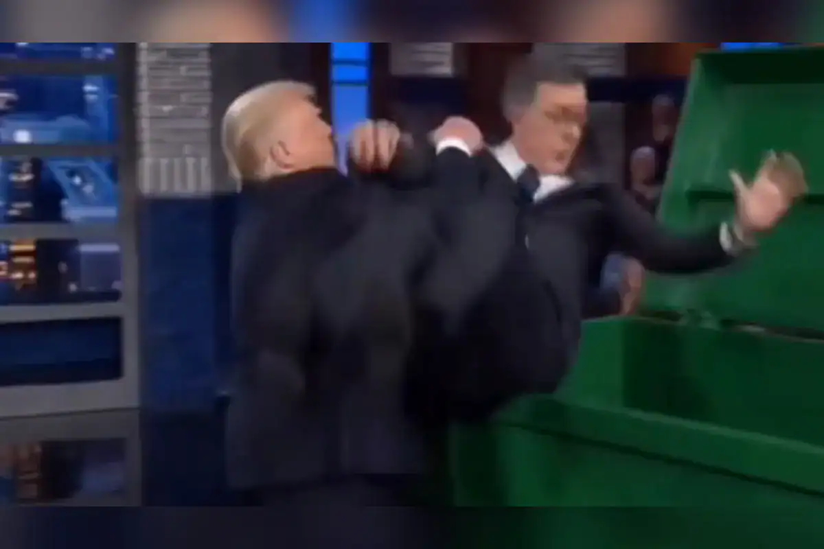 Donald Trump publica montaje tras cancelación de 'The Late Show' por ...