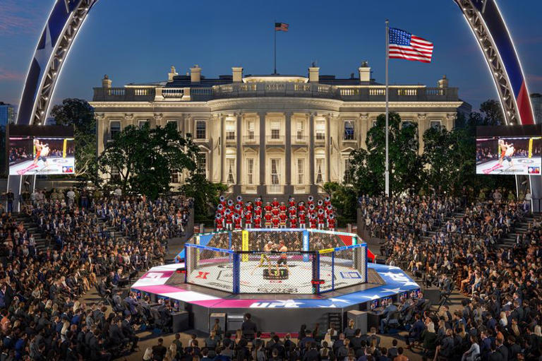 Donald Trump in awe of Dana White's 'voice and genius' in UFC White ...