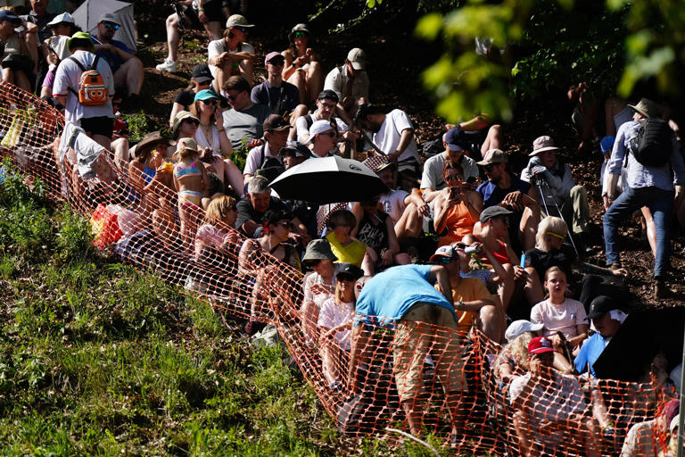 German YouTuber pips local man to win Gloucestershire cheese-rolling ...