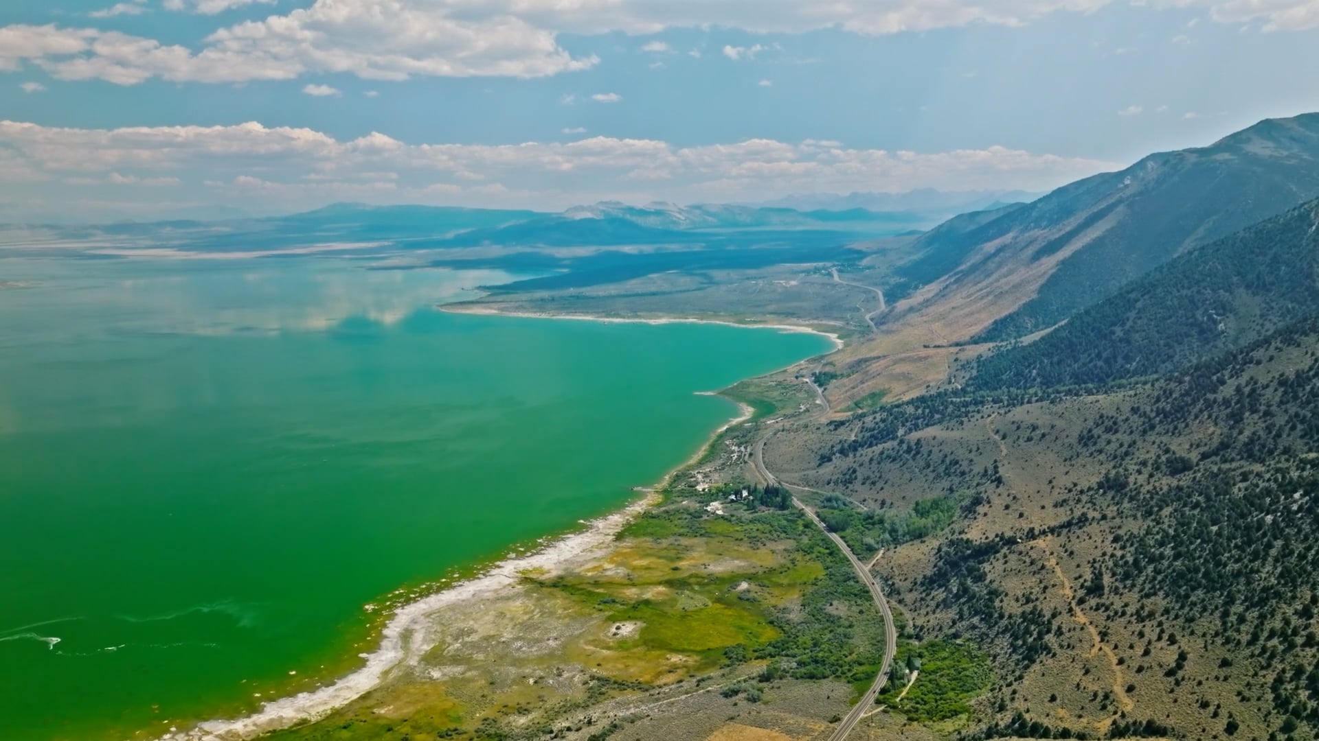 Incredible drone footage of California’s Mono Lake and tufa towers