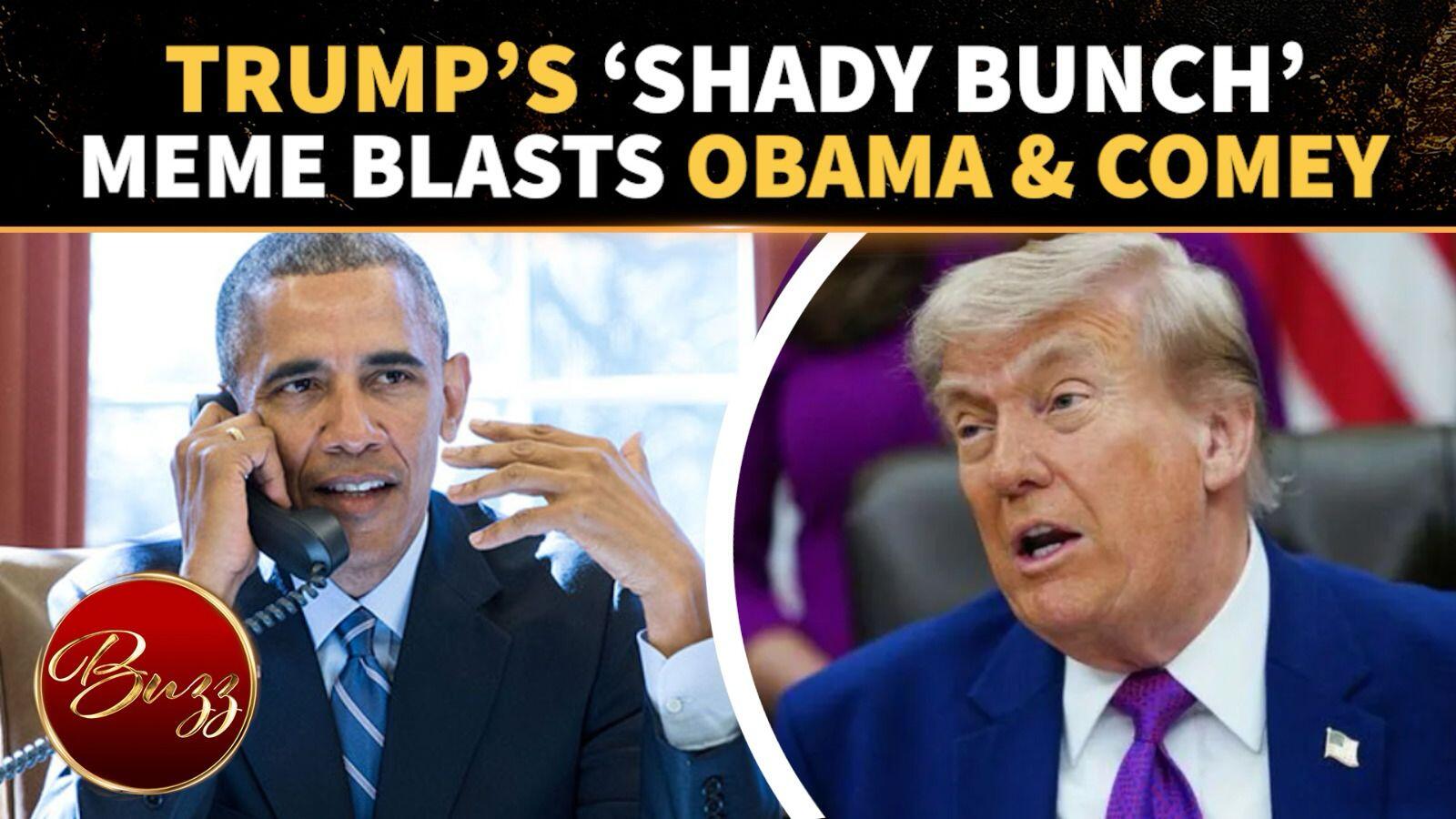 Trump faces explosive backlash after wild meme targets Obama, Comey and ...