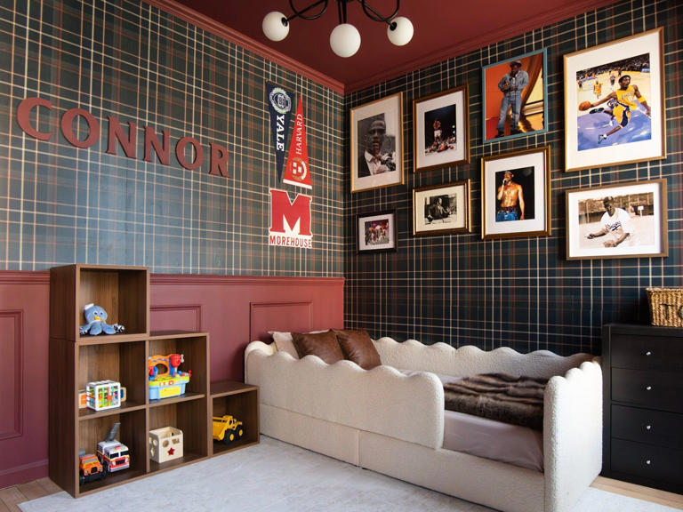 I built my toddler a mini man cave. The room design is helping him to ...
