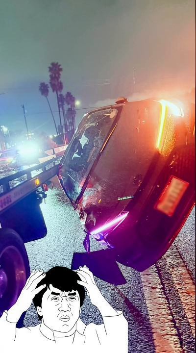 One in a million car crash - who's at fault