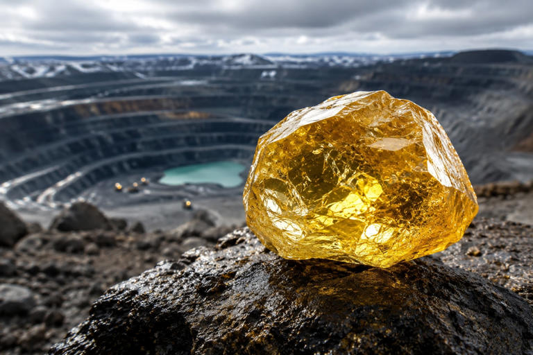 Hallazgo histórico bajo el Ártico: descubren un diamante amarillo de ...