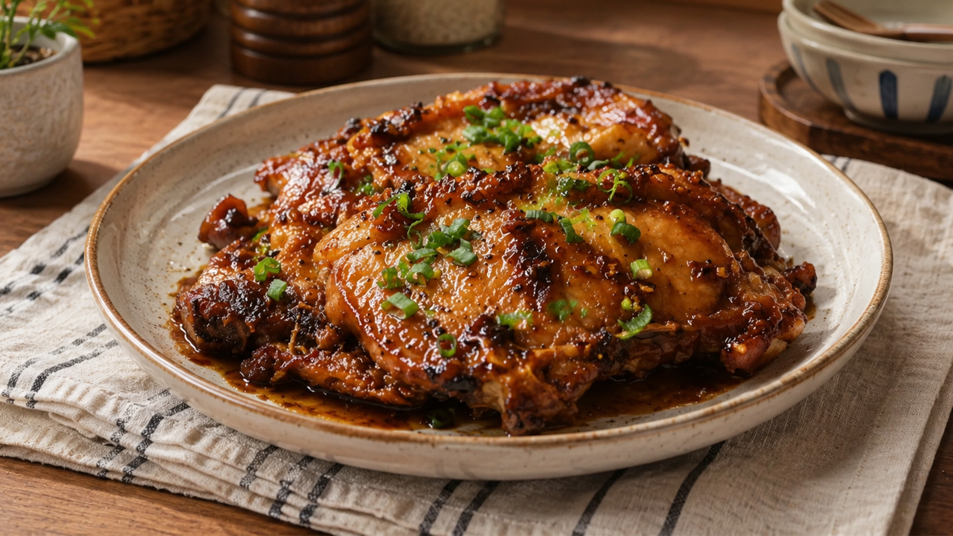 What makes these pork chops so tender and satisfying