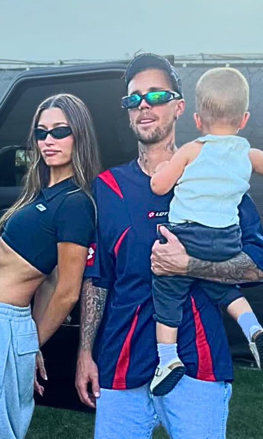 Rare glimpse of Justin & Hailey's baby 👀