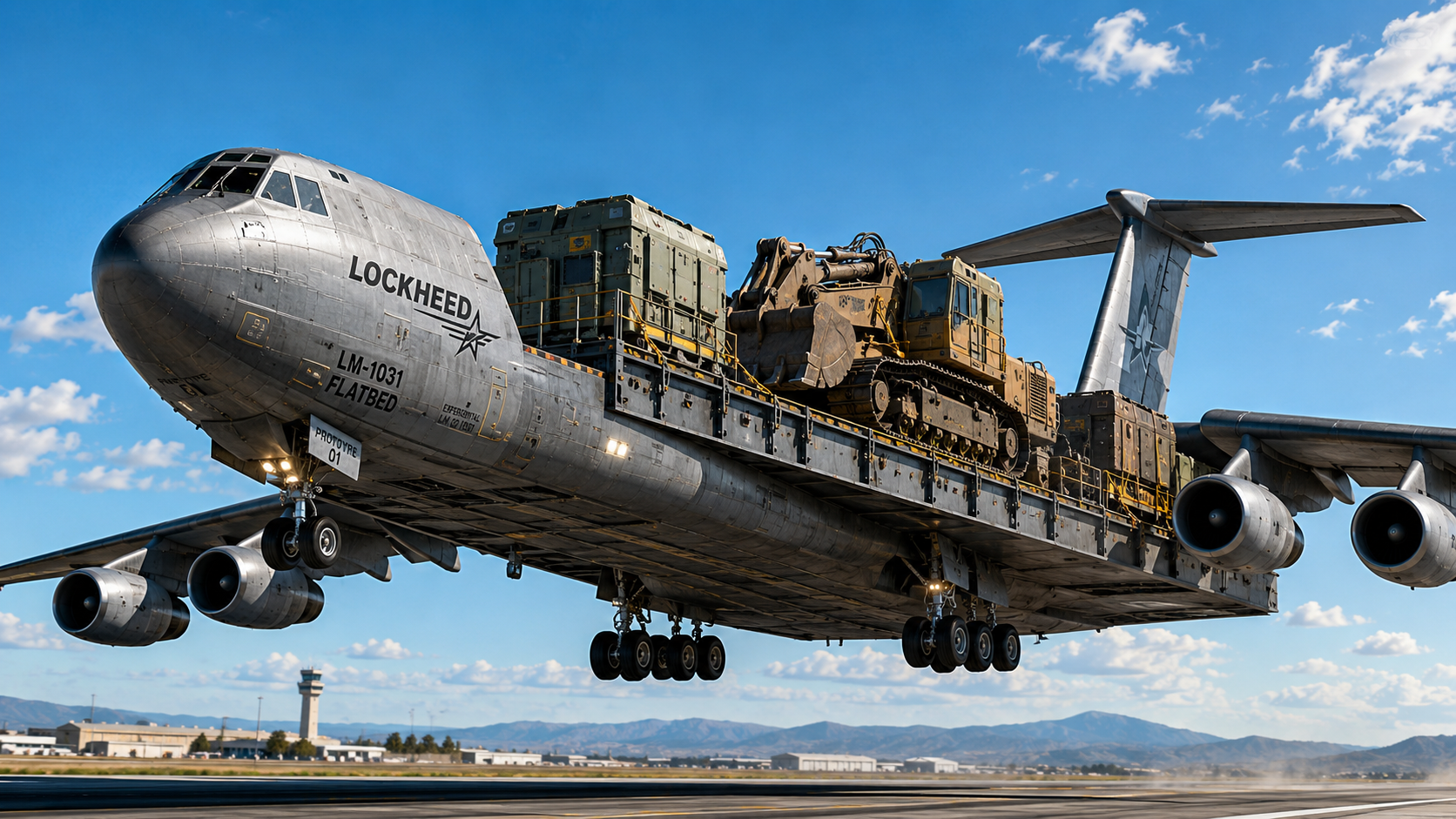 Lockheed’s flatbed - the pickup truck cargo plane that made no sense