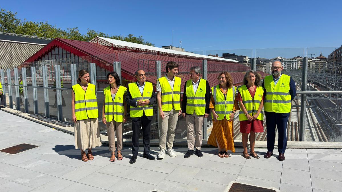 La estación de Atotxa, en el centro de Donostia, está ya preparada para ...