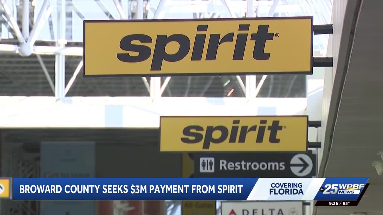 South Florida airports pursue unpaid fees from Spirit Airlines