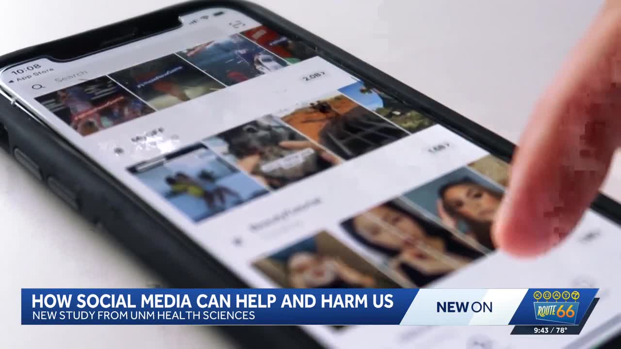 UNM study says social media platforms can be helpful or harmful