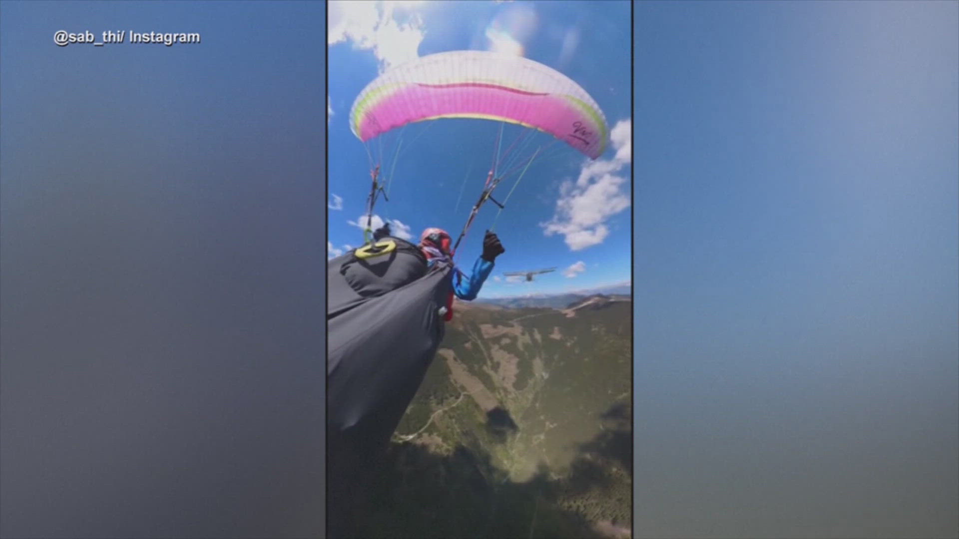 Paraglider shares near-death experience over the Austrian Alps