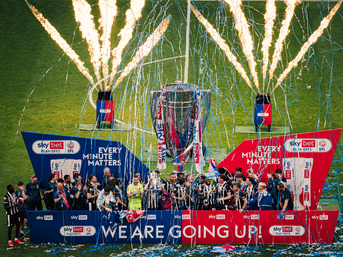 Notts County seal League One promotion as David Beckham's co-owned ...