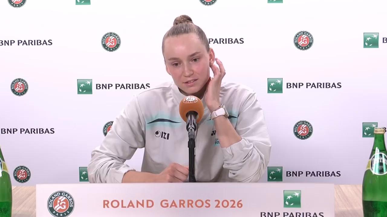Second seed Rybakina happy to advance in 'tough conditions'
