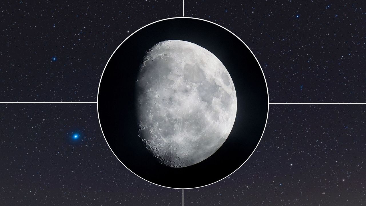 What is the blue-white star next to the moon tonight?