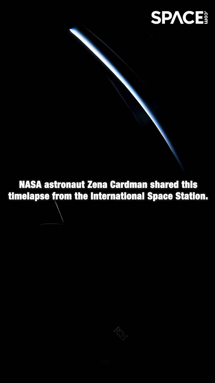 ISS performs a 'cartwheel' in stunning time-lapse