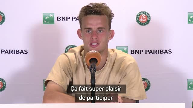 Roland-Garros - Van Assche : "Ça fait super plaisir"