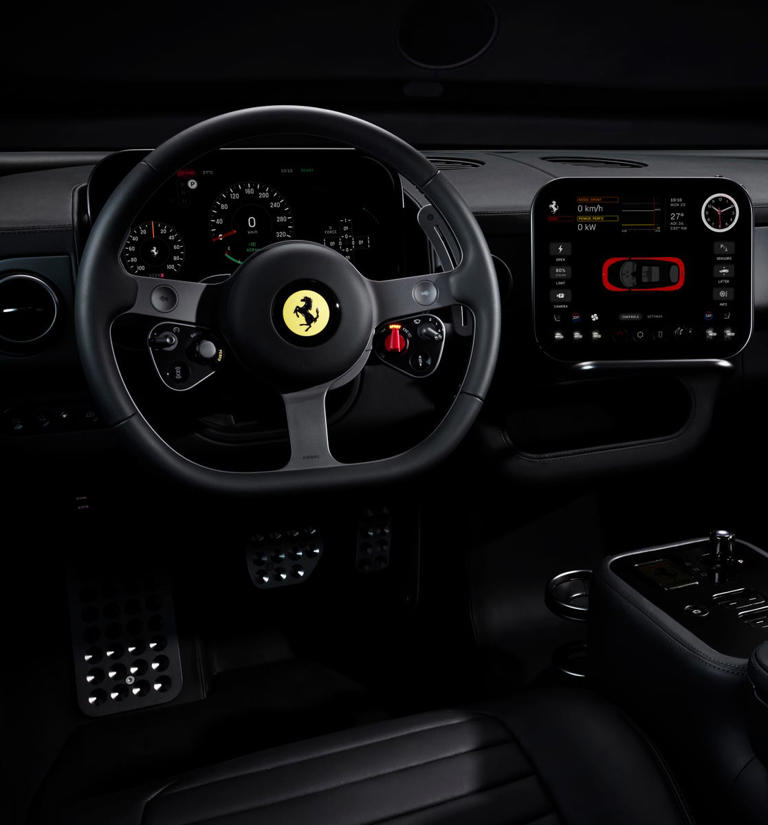 See the interior of the 2027 Ferrari Luce in full detail