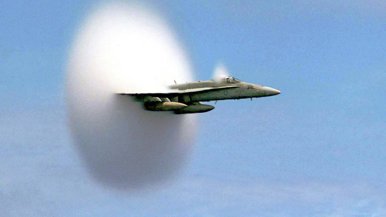 A supersonic jet just broke the sound barrier again in a test flight ...