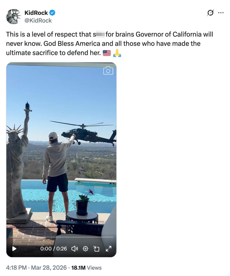 Newsom skewers Pentagon Pete after new Army helicopter stunt