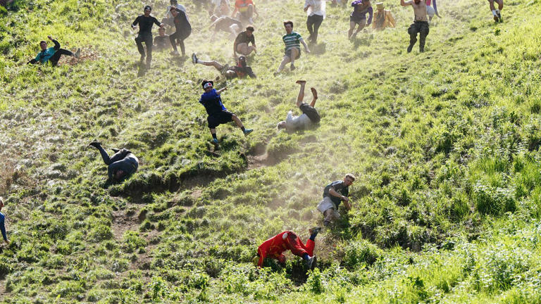 Cheese-rolling legend beaten by German YouTuber