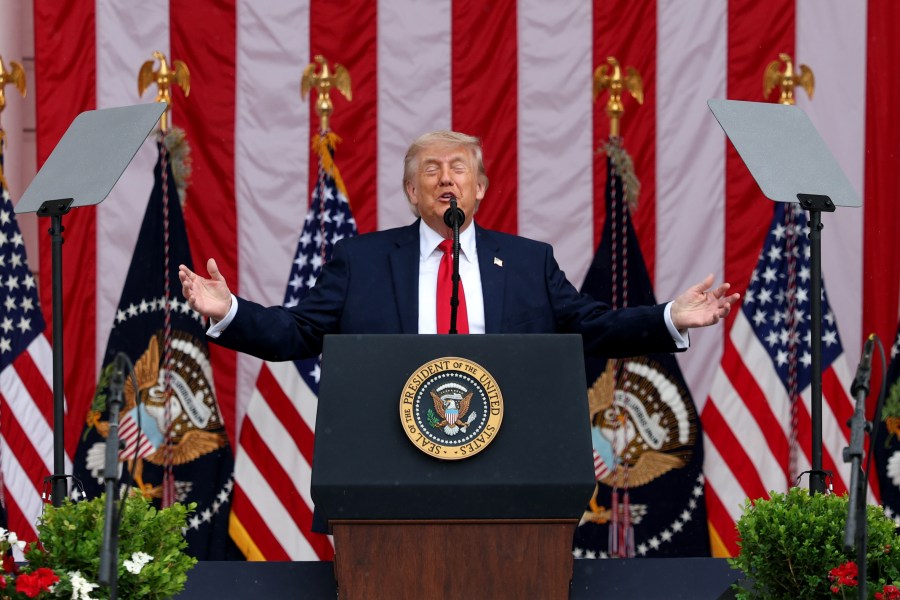 Trump honors fallen service members during Memorial Day remarks